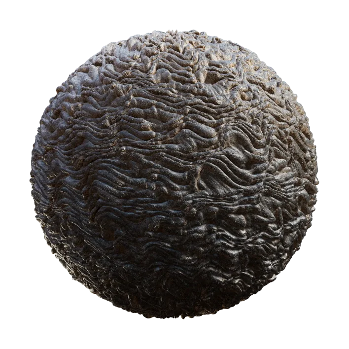 Sandy Molten Rock PBR Texture