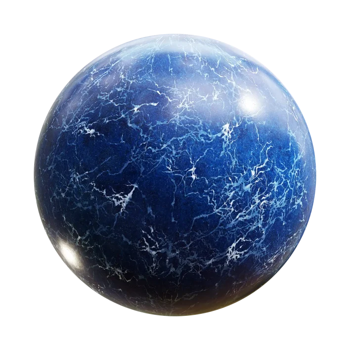 Deep Blue Marble PBR Texture