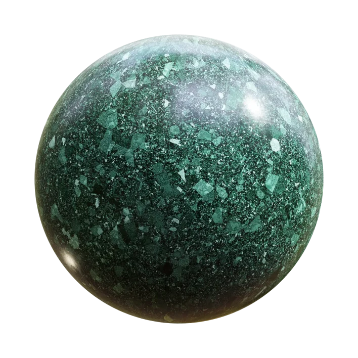 Jade Green Granite PBR Texture