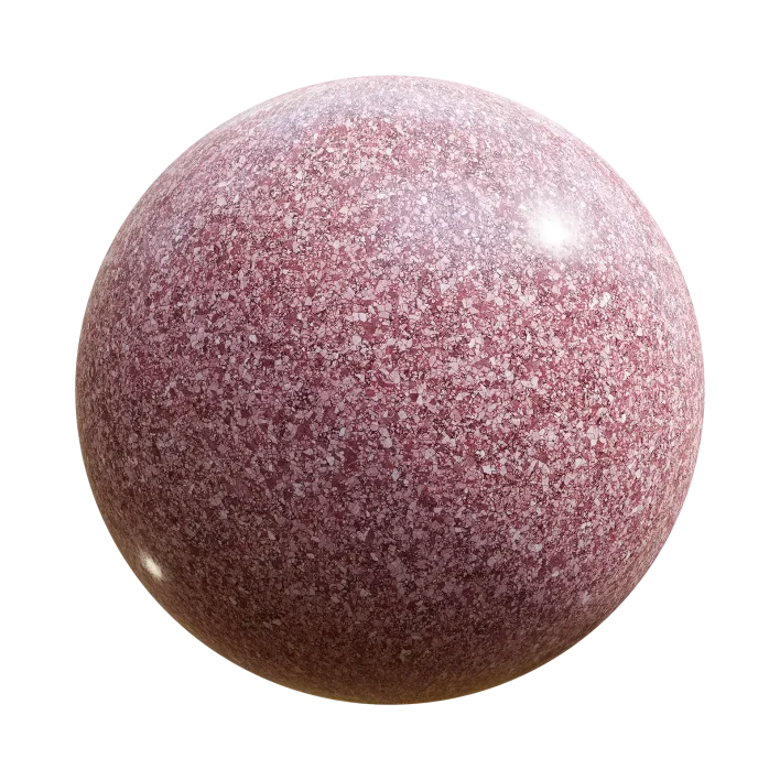 Pink Granite PBR Texture